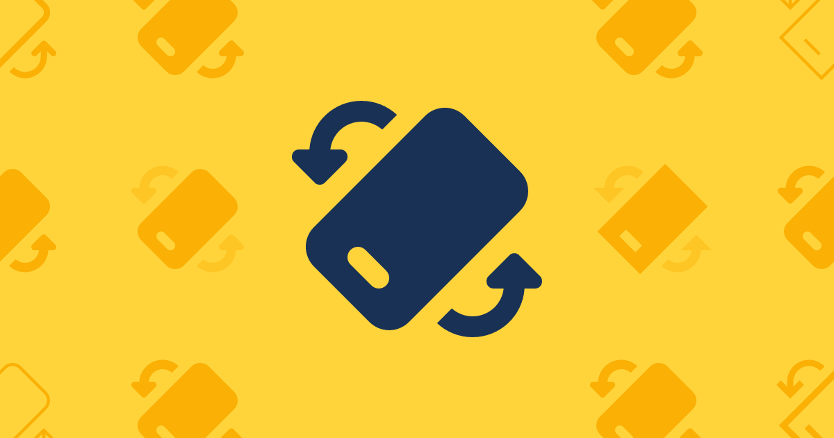 Mobile Rotate Reverse Solid Icon | Font Awesome