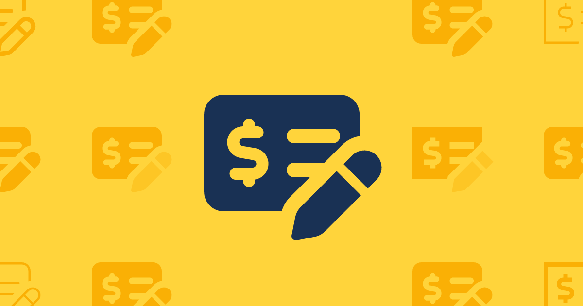 Money Check Dollar Pen Filled Icon (Classic Solid) — SVG Download ...