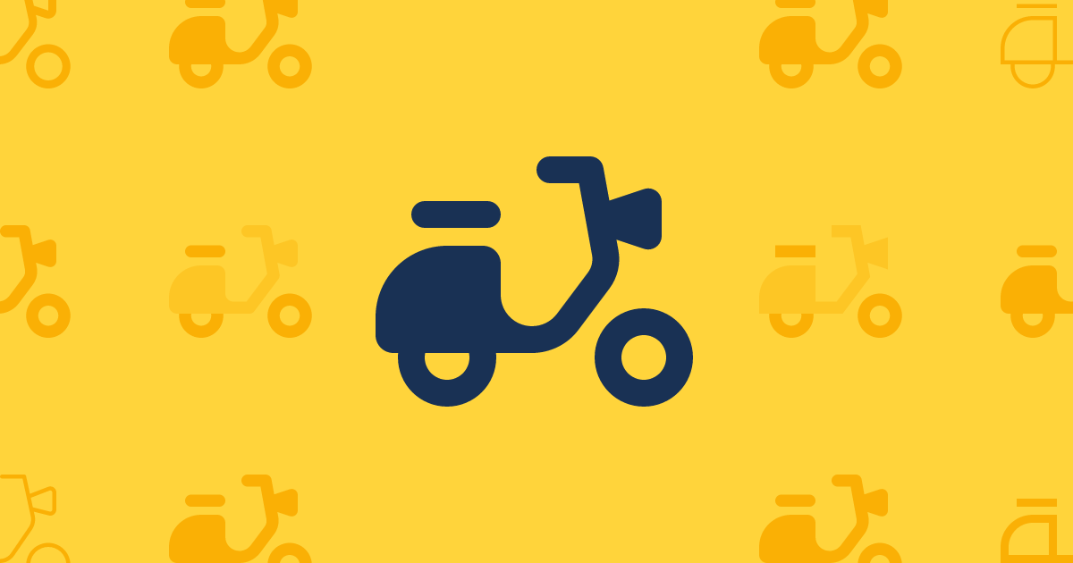 Moped Classic Regular Icon | Font Awesome