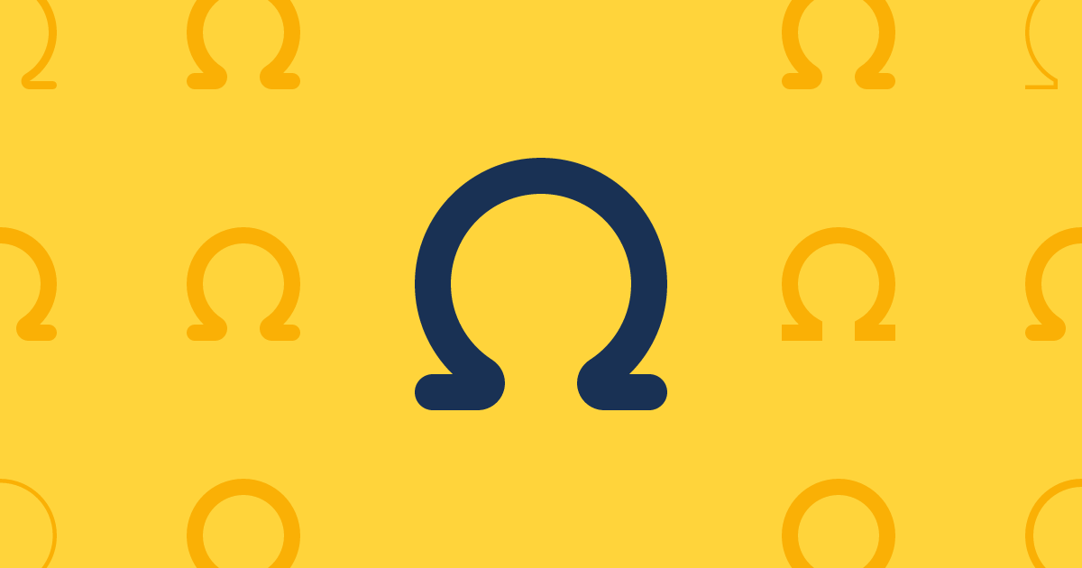 Omega Regular Icon | Font Awesome