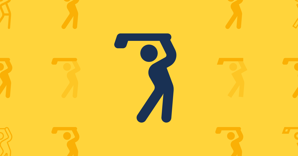 Person Golfing Icon | Font Awesome