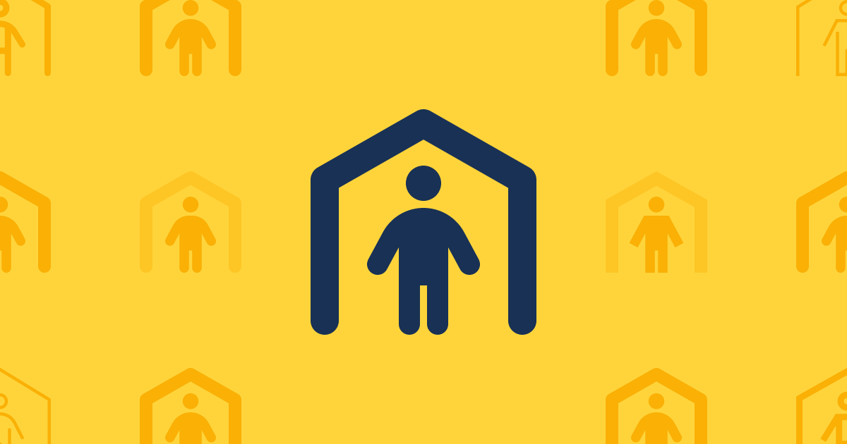 Person Shelter Classic Regular Icon | Font Awesome
