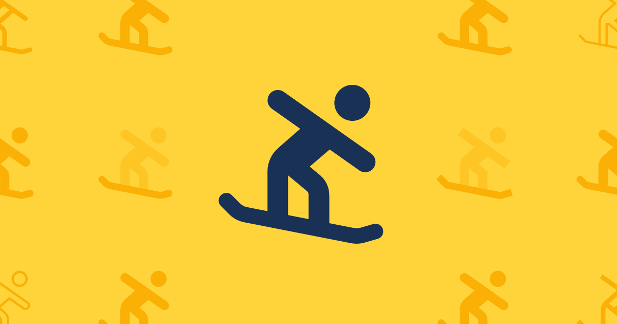 Person Snowboarding Classic Light Icon | Font Awesome