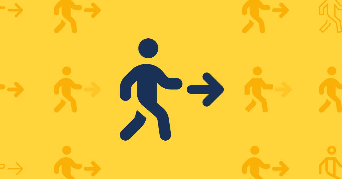 Person Walking Arrow Right Icon | Font Awesome
