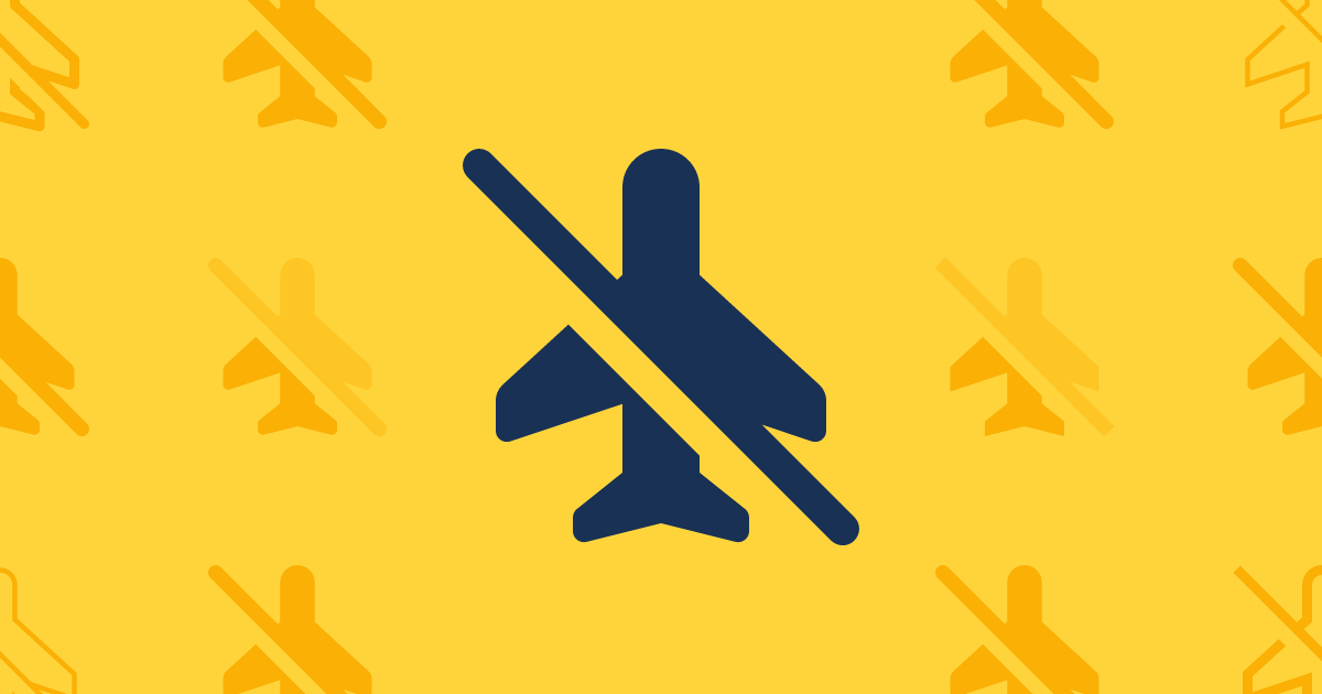 Plane Up Slash Icon | Font Awesome