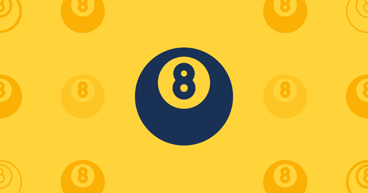 Pool 8 Ball Classic Thin Icon | Font Awesome