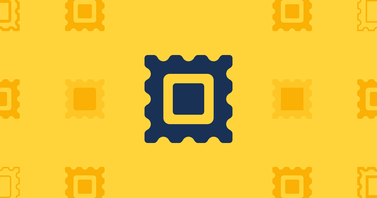 Postage Stamp Solid Icon | Font Awesome