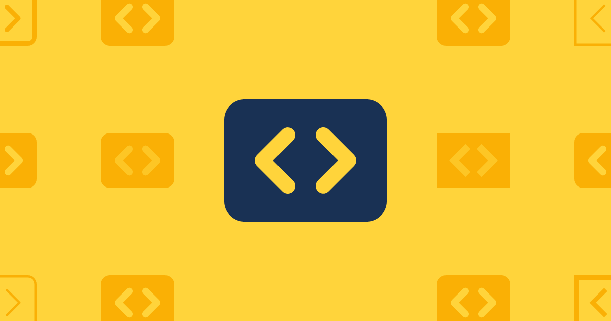 Rectangle Code Icon | Font Awesome
