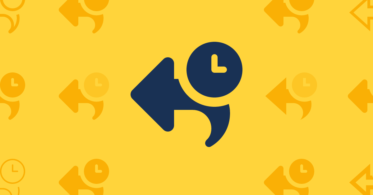 Reply Clock Icon | Font Awesome