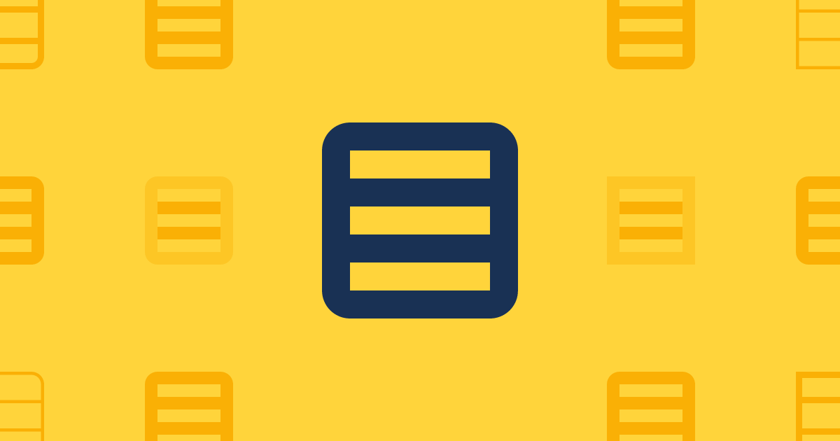 Rows 3 Icon | Font Awesome