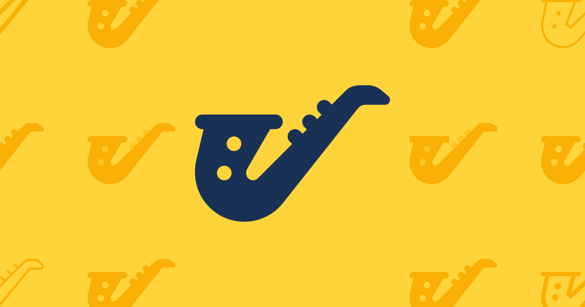 Saxophone Duotone Icon | Font Awesome