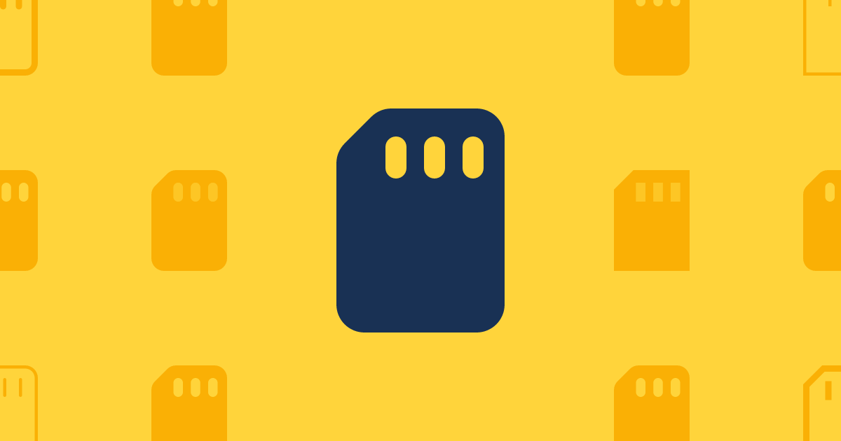 Sd Card Regular Icon | Font Awesome