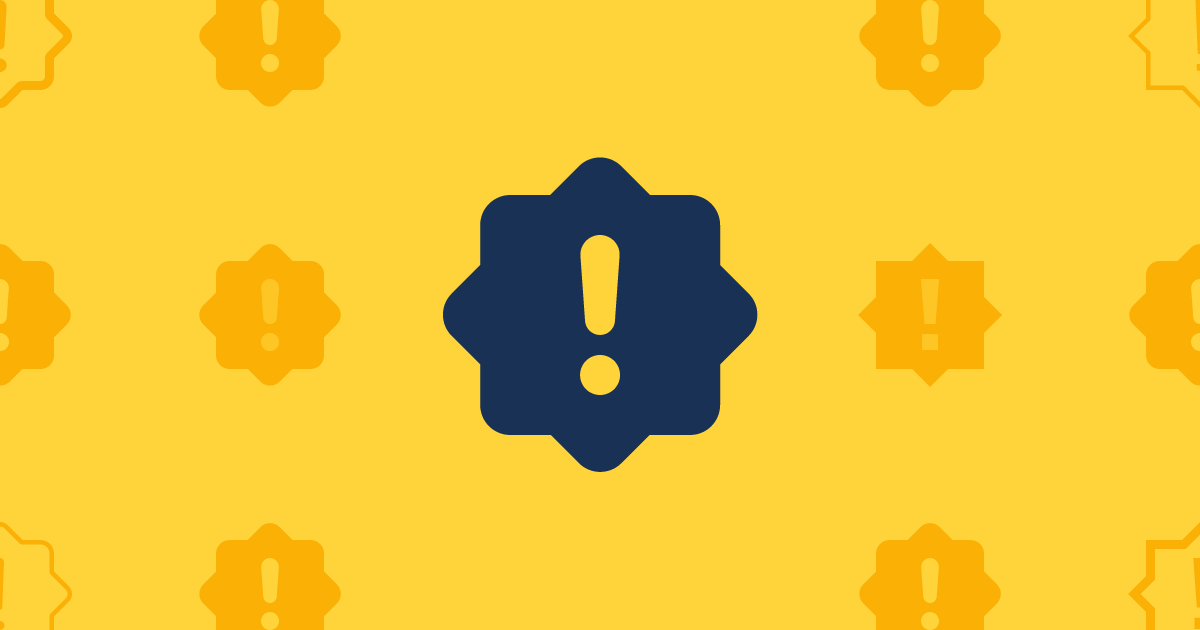 Seal Exclamation Classic Regular Icon | Font Awesome