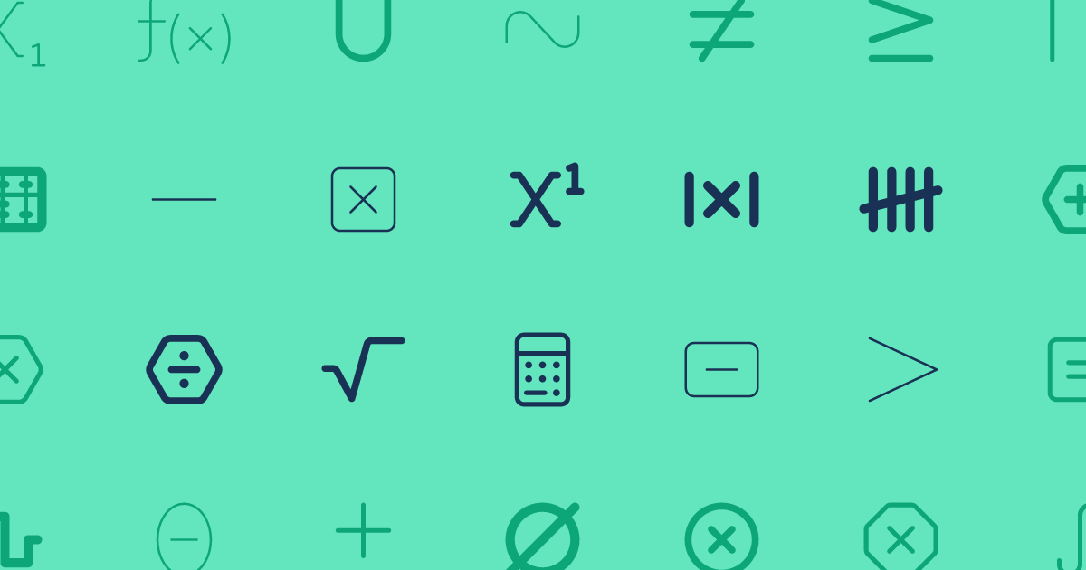 Mathematics Icons | Font Awesome