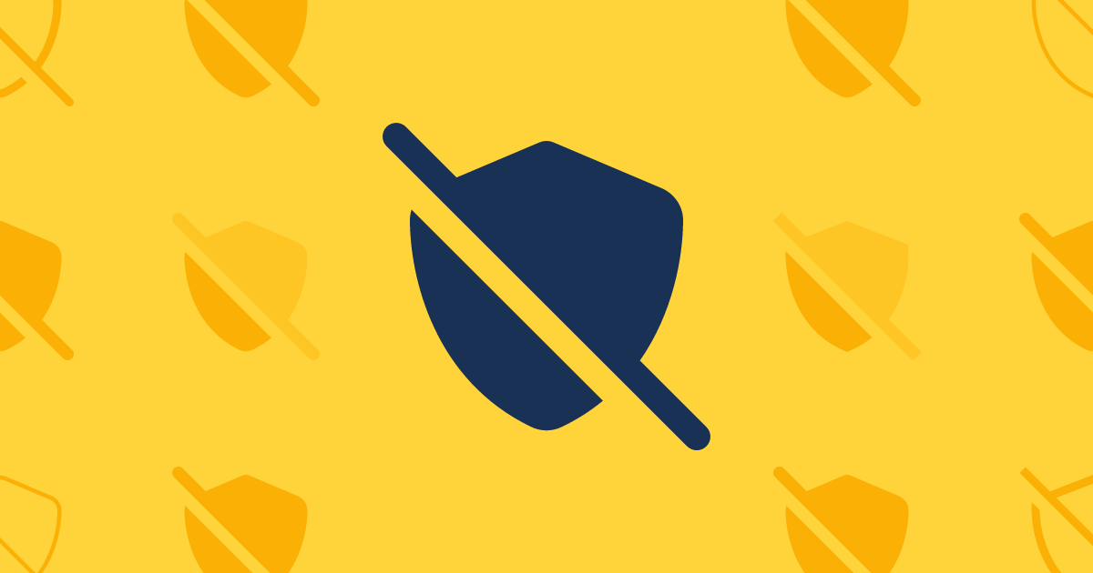 Shield Slash Solid Icon | Font Awesome