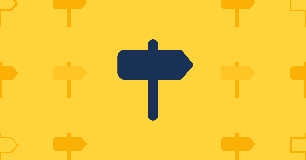 Sign Post Solid Icon | Font Awesome