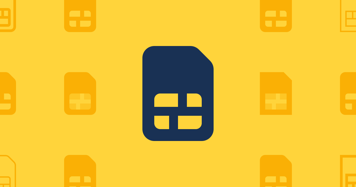 Sim Card Filled Icon (Classic Solid) — Free SVG Download | Font Awesome