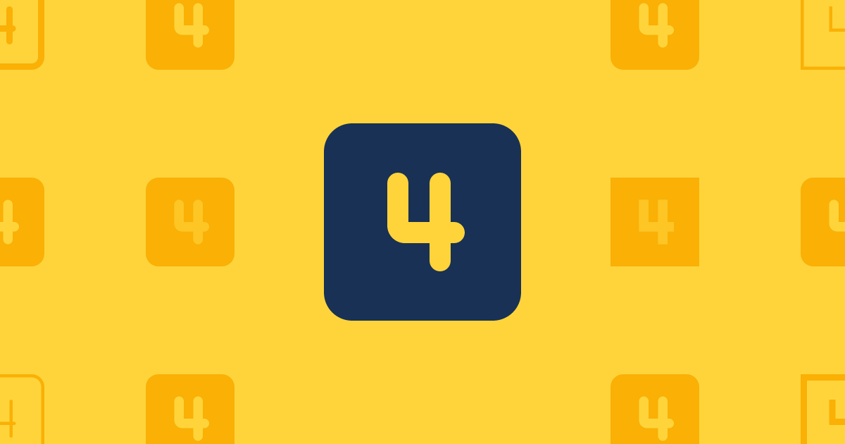 Square 4 Regular Icon | Font Awesome