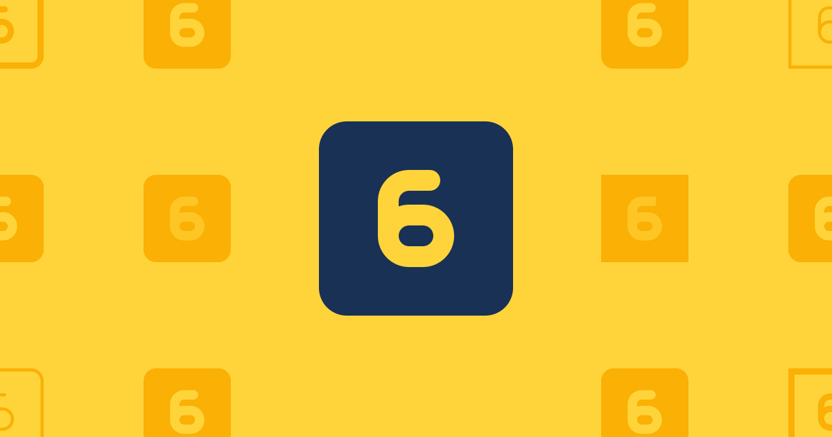 Square 6 Classic Solid Icon | Font Awesome