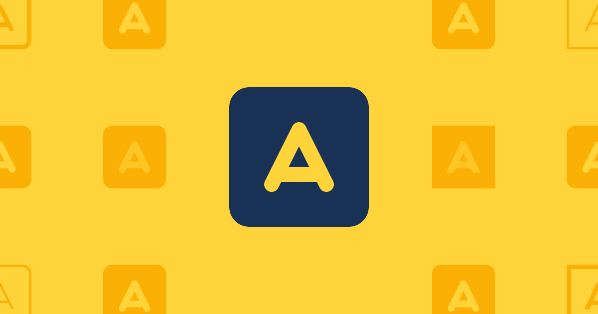 Square A Classic Solid Icon | Font Awesome