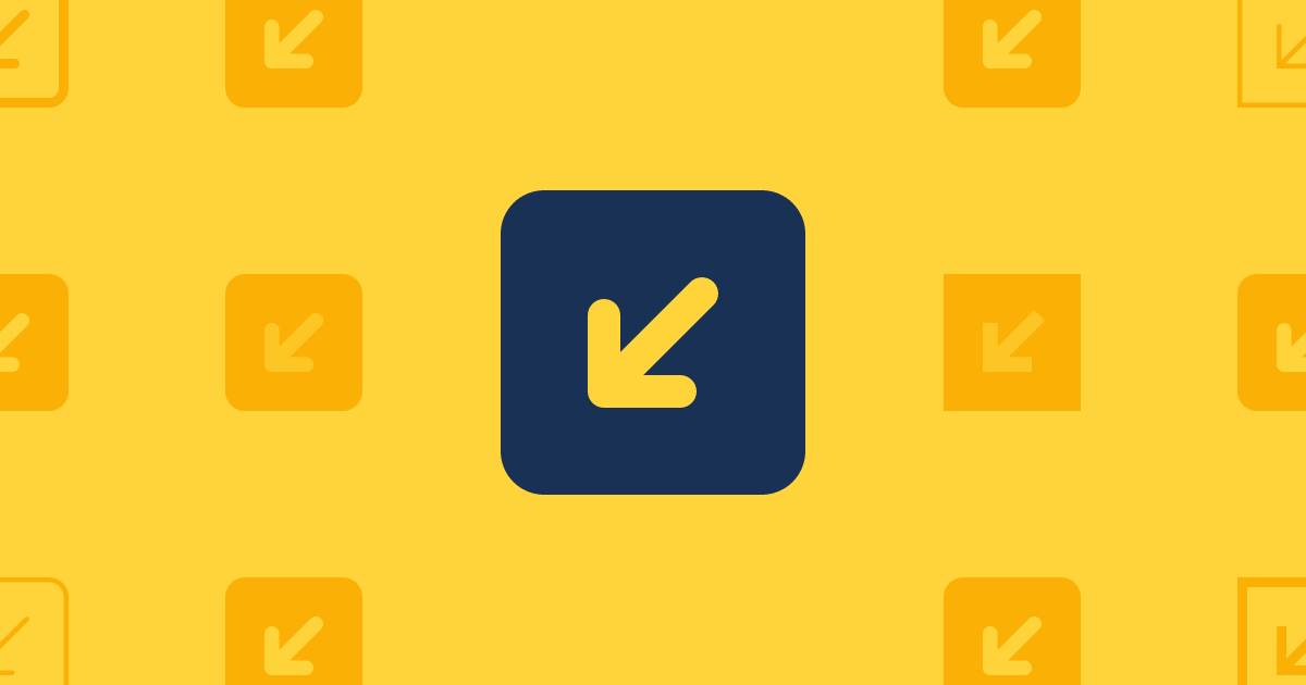 Square Arrow Down Left Classic Solid Icon | Font Awesome