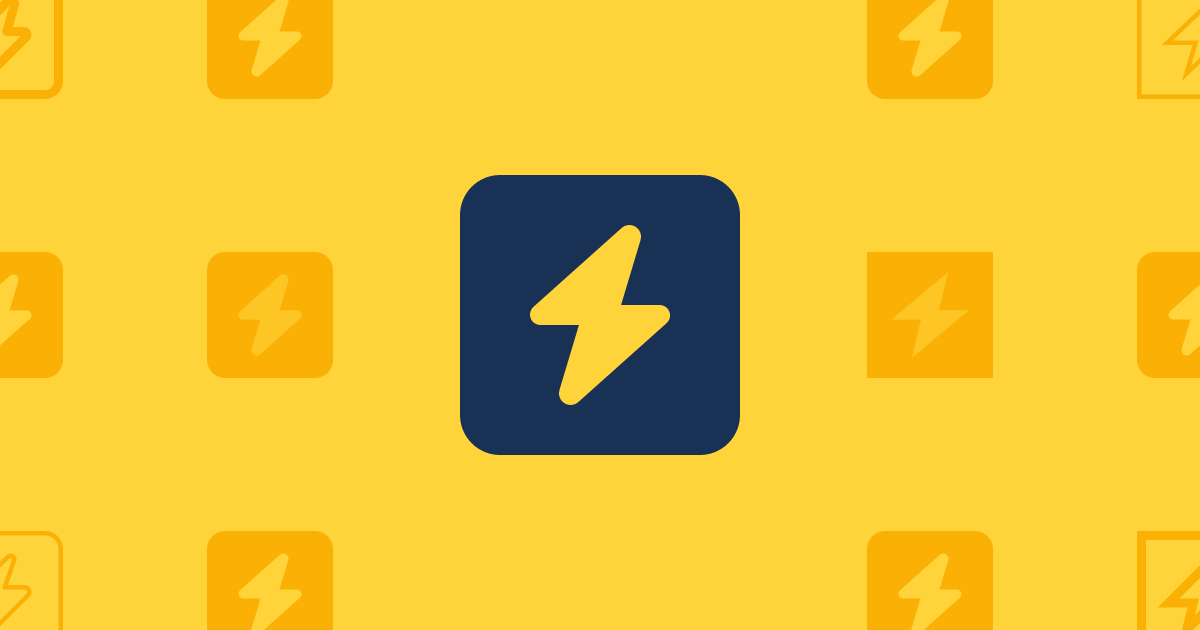Square Bolt Icon | Font Awesome