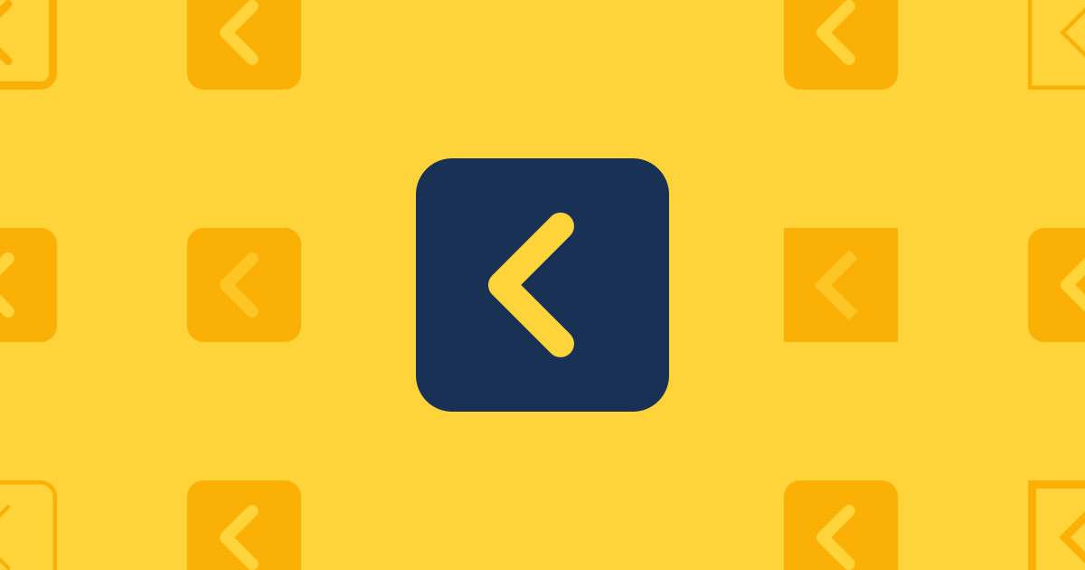 Square Chevron Left Classic Solid Icon | Font Awesome