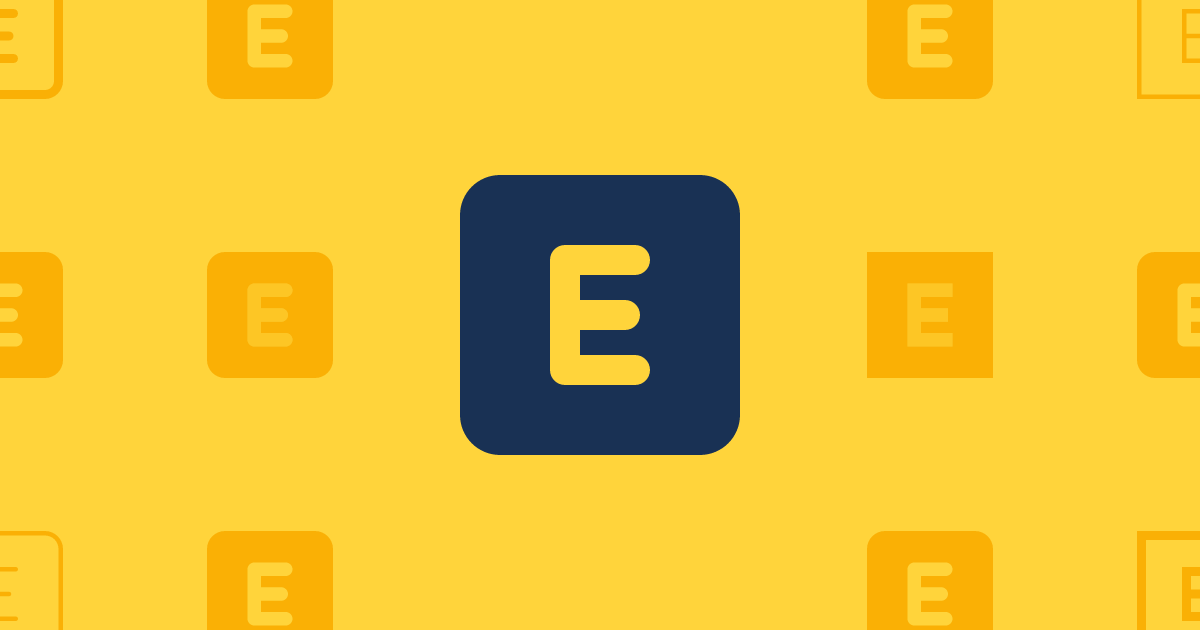 Square E Icon | Font Awesome