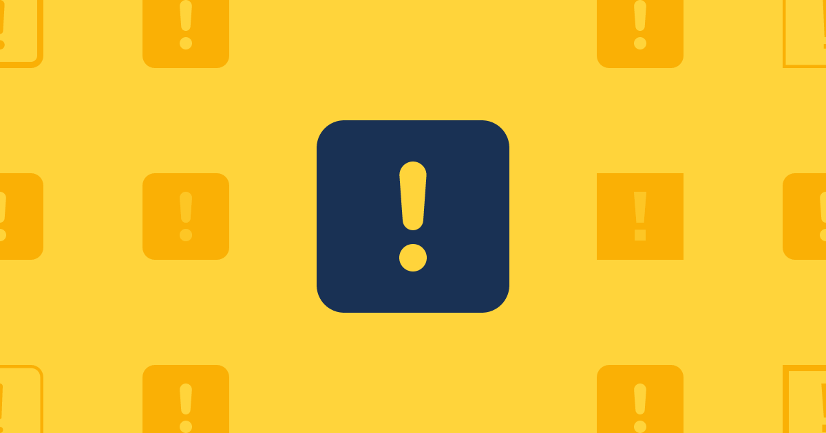 Square Exclamation Classic Solid Icon | Font Awesome