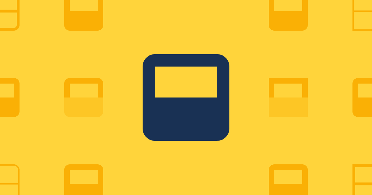 Square Half Stroke Horizontal Icon | Font Awesome