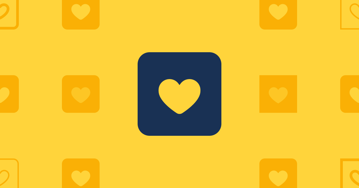 Square Heart Classic Regular Icon | Font Awesome