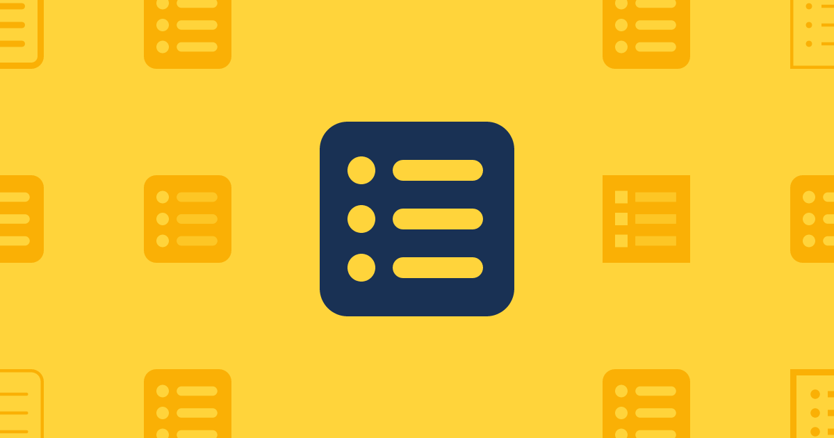 Square List Icon | Font Awesome