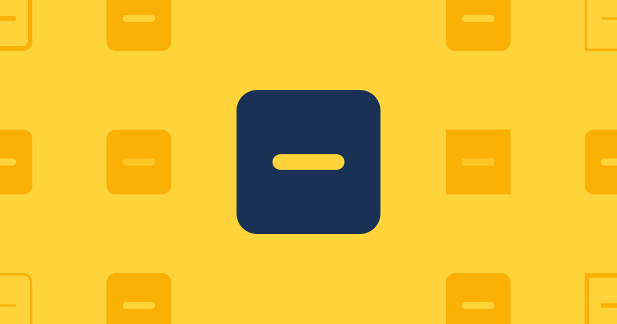 Square Minus Classic Regular Icon | Font Awesome