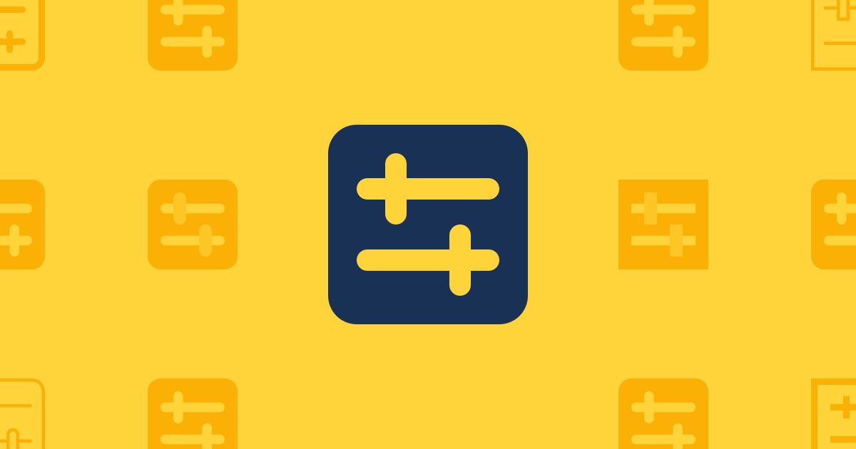 Square Sliders Classic Solid Icon | Font Awesome