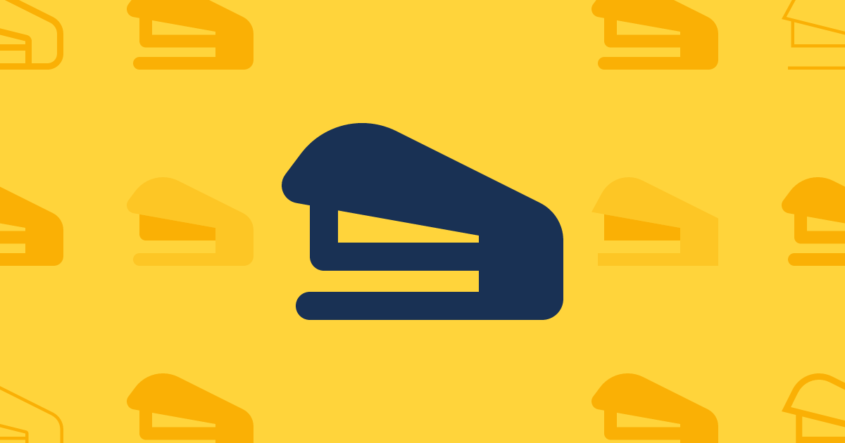 Stapler Regular Icon | Font Awesome