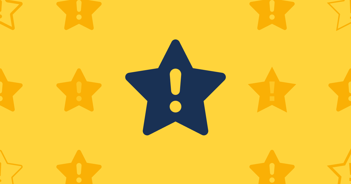 Exclamation Star Solid Icon | Font Awesome