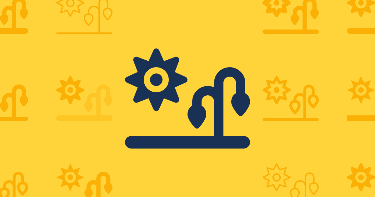 Sun Plant Wilt Solid Icon | Font Awesome