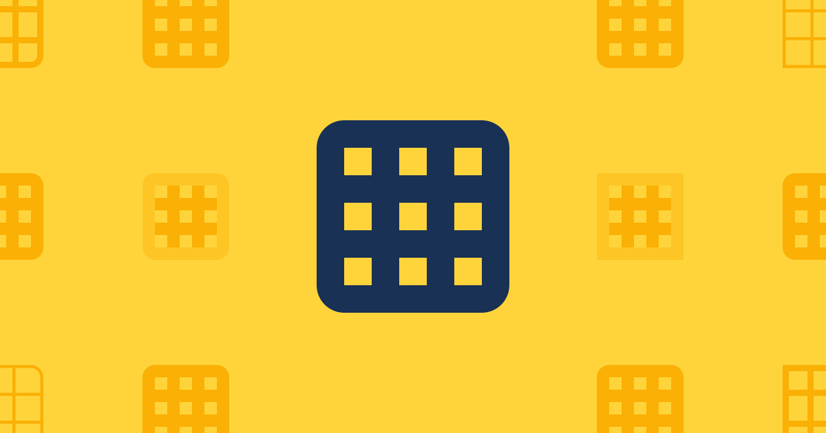 Table Cells Solid Icon | Font Awesome