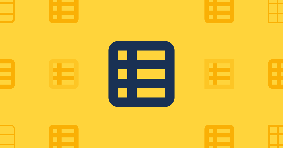 Table List Classic Regular Icon | Font Awesome