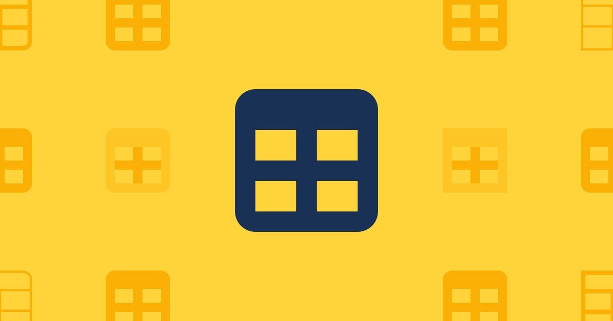 table Solid Icon | Font Awesome