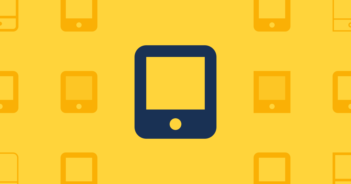 Tablet Screen Button Icon | Font Awesome