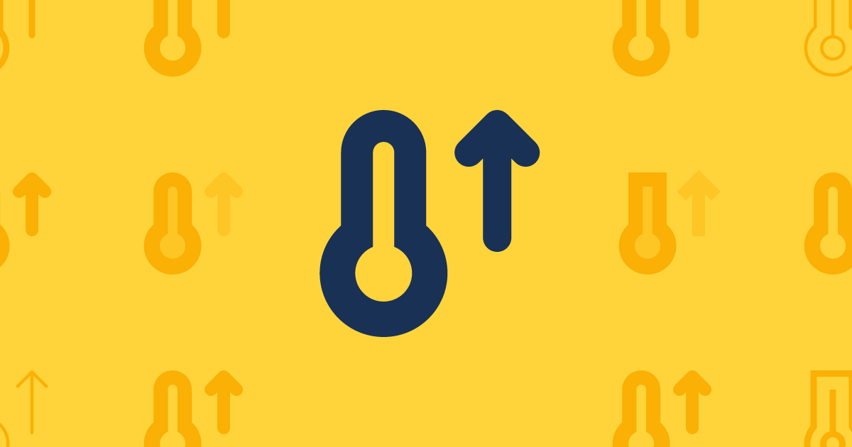 Temperature Arrow Up Icon | Font Awesome