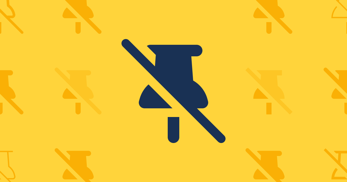 Thumbtack Slash Icon | Font Awesome