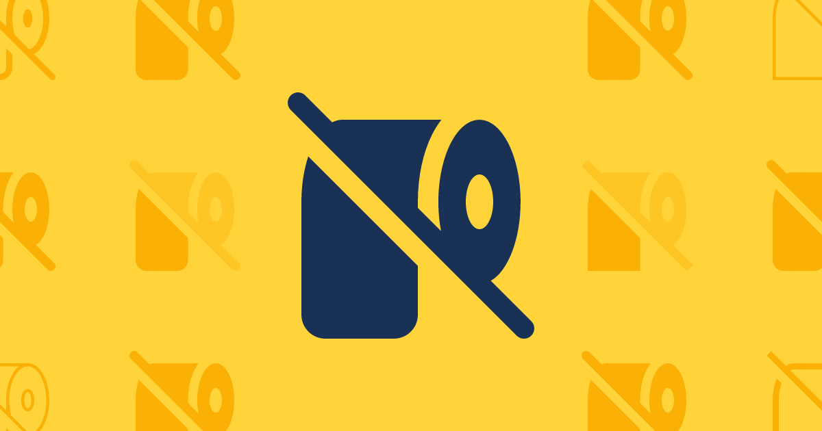 Toilet Paper Slash Classic Solid Icon | Font Awesome