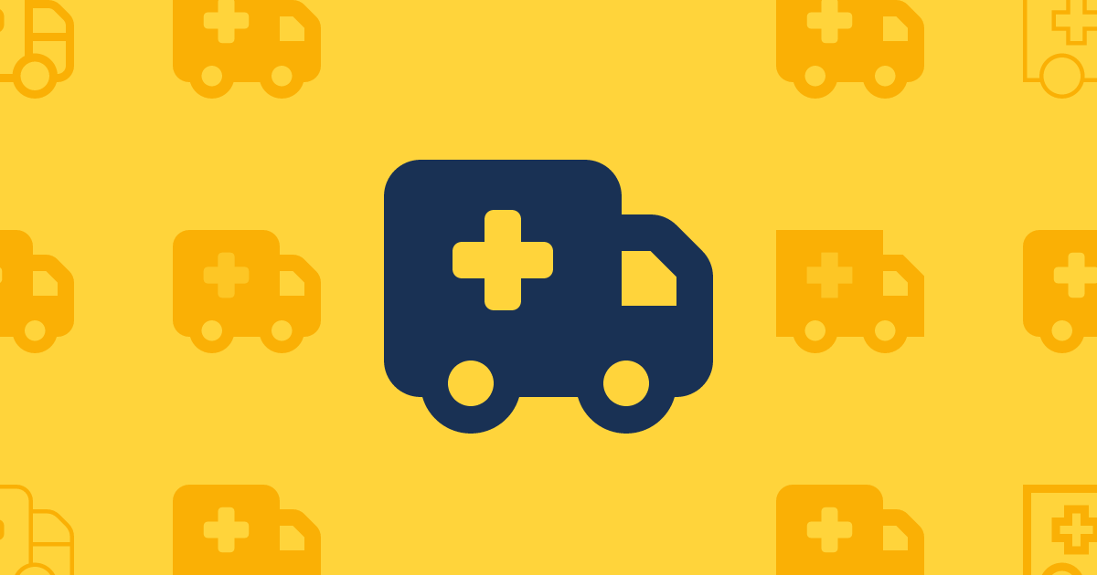 Truck Medical Classic Solid Icon | Font Awesome
