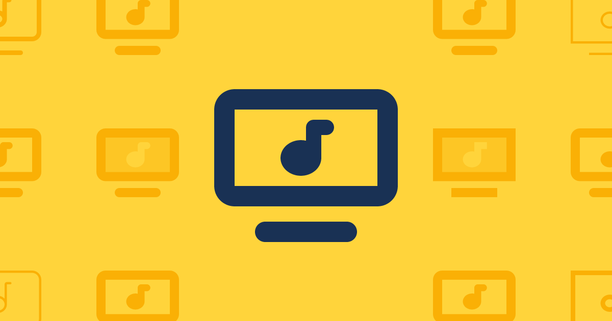 TV Music Solid Icon | Font Awesome