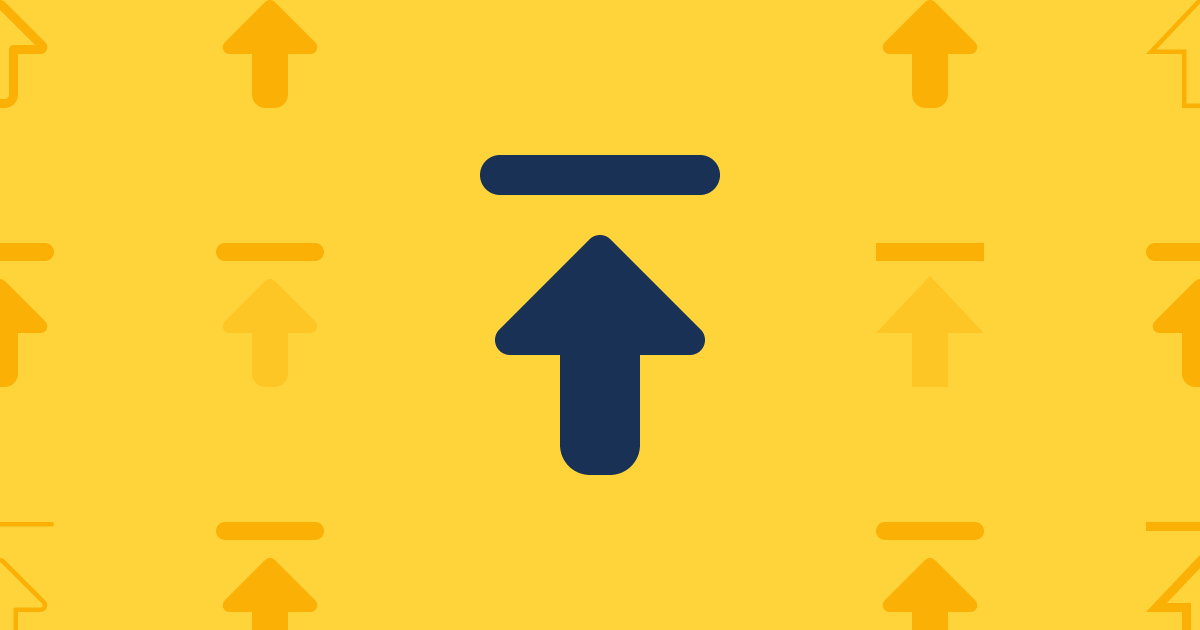Up To Line Classic Regular Icon | Font Awesome