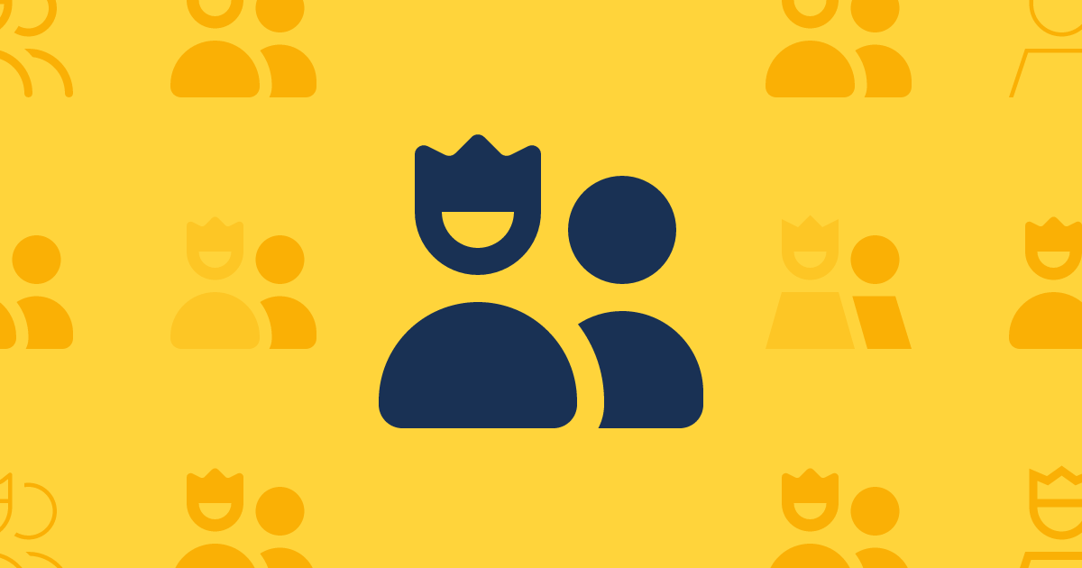 User Group Crown Solid Icon | Font Awesome