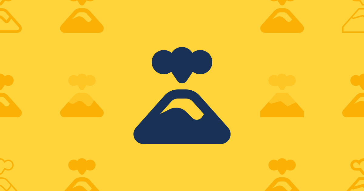 Volcano Filled Icon (Classic Solid) — SVG Download | Font Awesome