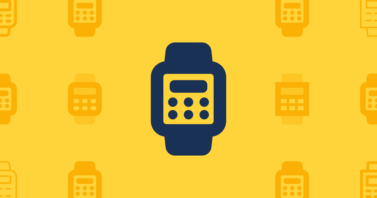 Calculator Watch Light Icon | Font Awesome
